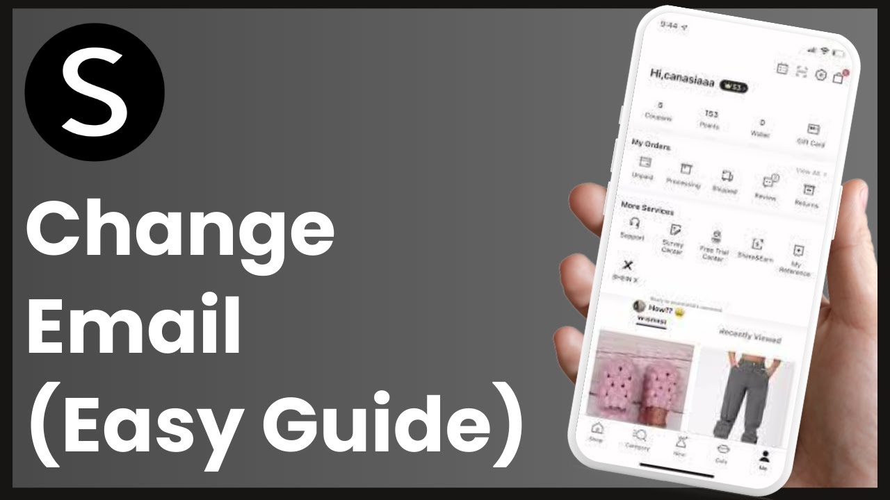 How to Change Email on Shein App ! - YouTube