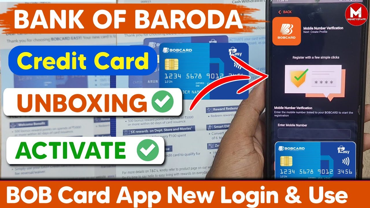 BOB New Credit Card Activation Process 🎉। BOB Card App Ragistration ...