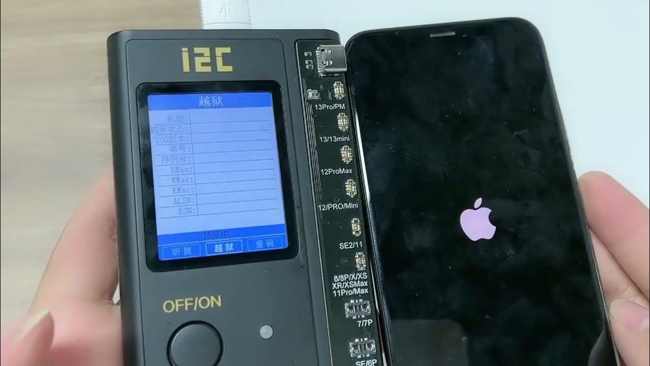 One-click Jailbreak iPhone X With I2C I6S Programmer - YouTube
