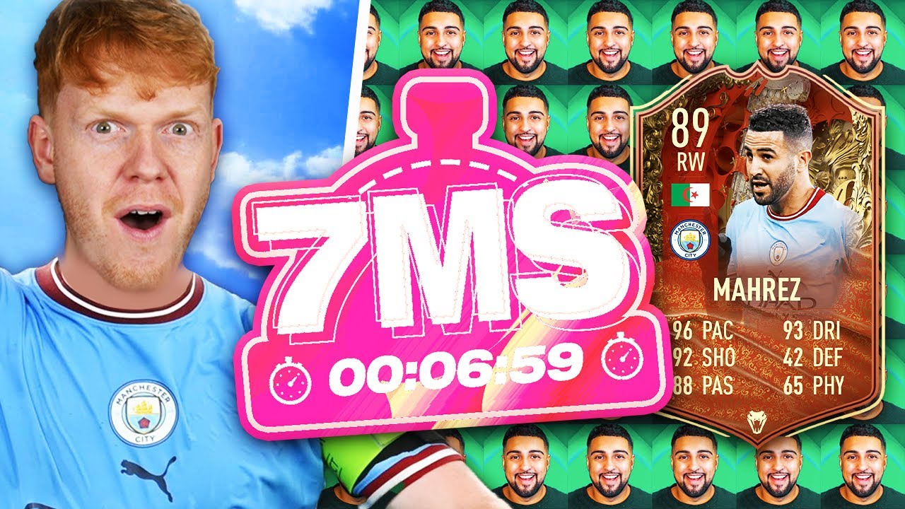 I have ONE chance to make @ThisIsFg discard SBC Mahrez. 7 MINUTE SQUAD ...