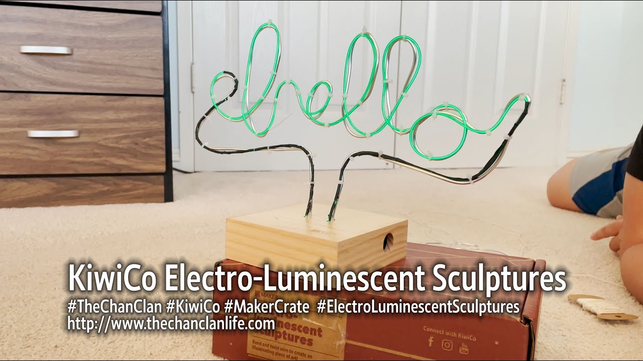 TheChanClan: KiwiCo - Electroluminescent Wire Sculptures Tinker Crate ...