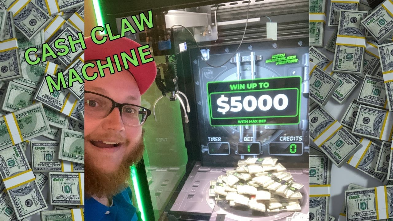 CLAW MACHINE FULL OF STACKS OF MONEY - YouTube