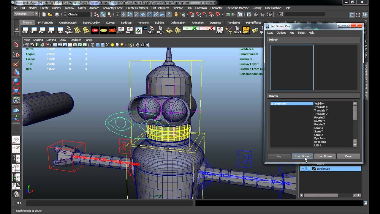Tutorial: Creating an Advanced Multi-Character Rig for Futurama's ...