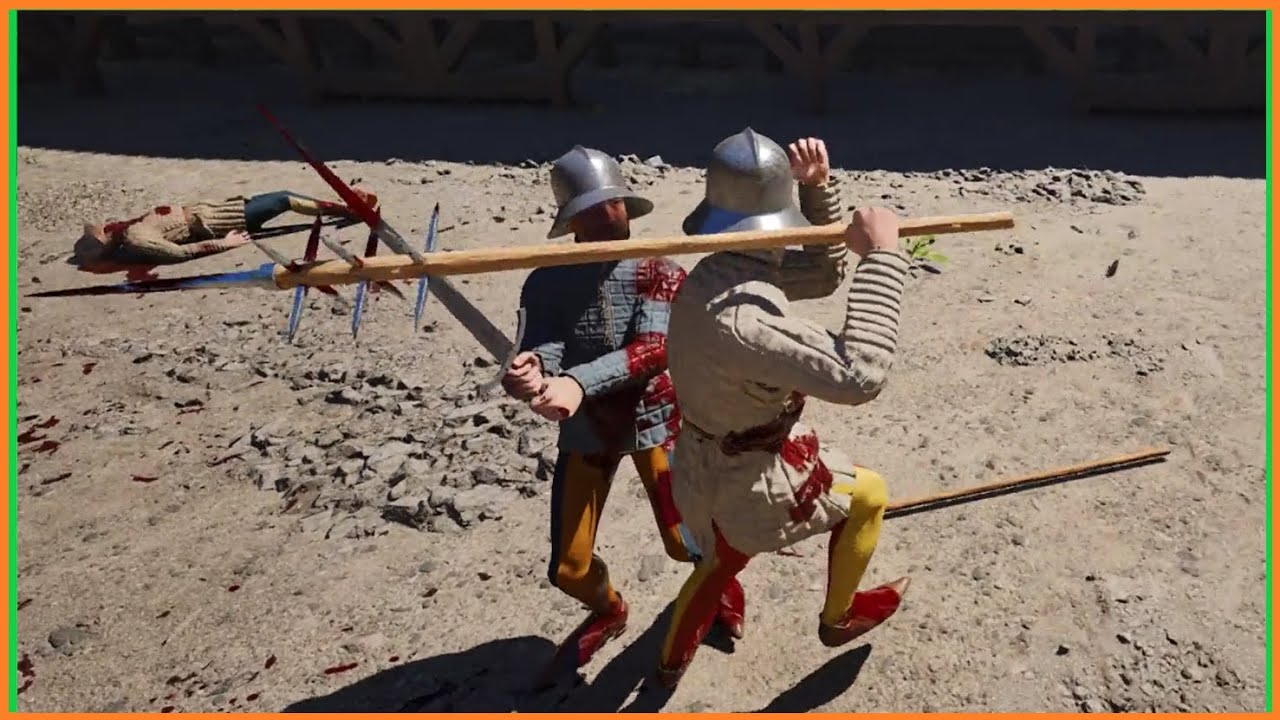 Traps & Tricks with Big Spikey Sticks in Half Sword - YouTube