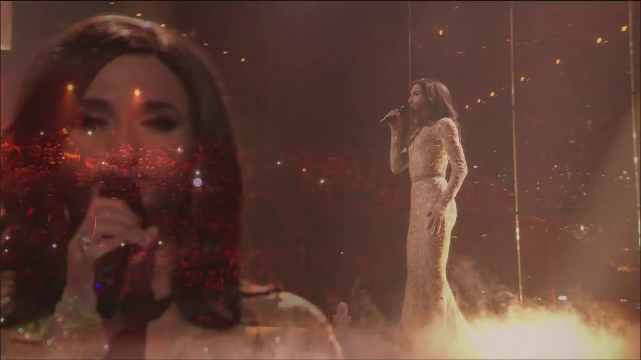 Conchita Wurst at the Eurovision 2014 - Second Semi-Final, The Grand ...