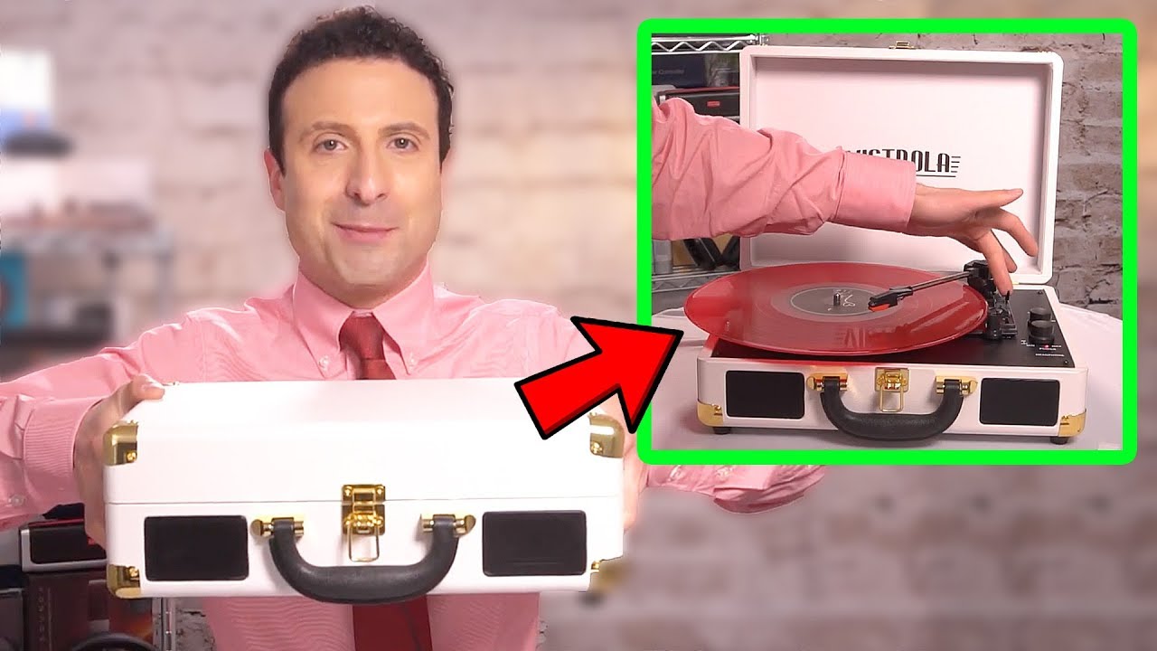 Best Portable Bluetooth Turntable Record Player - Unboxing & Review ...