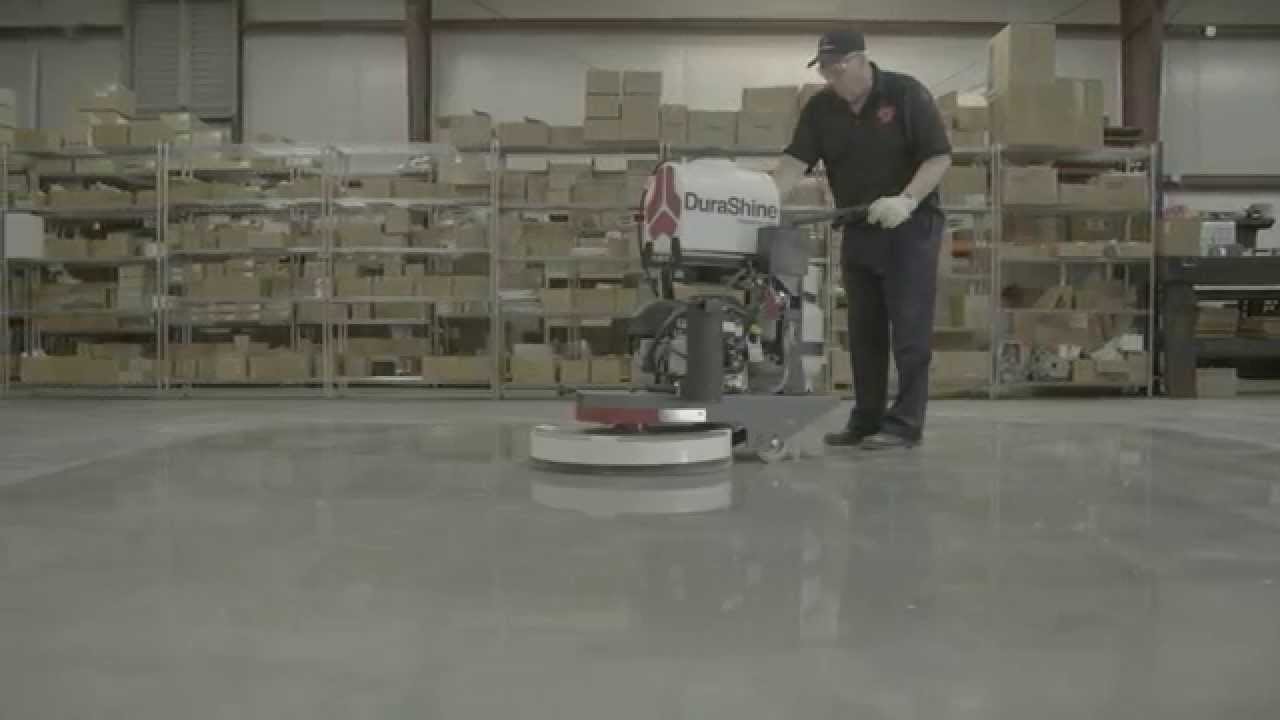 DuraShine System - Floor Polishing Process - YouTube