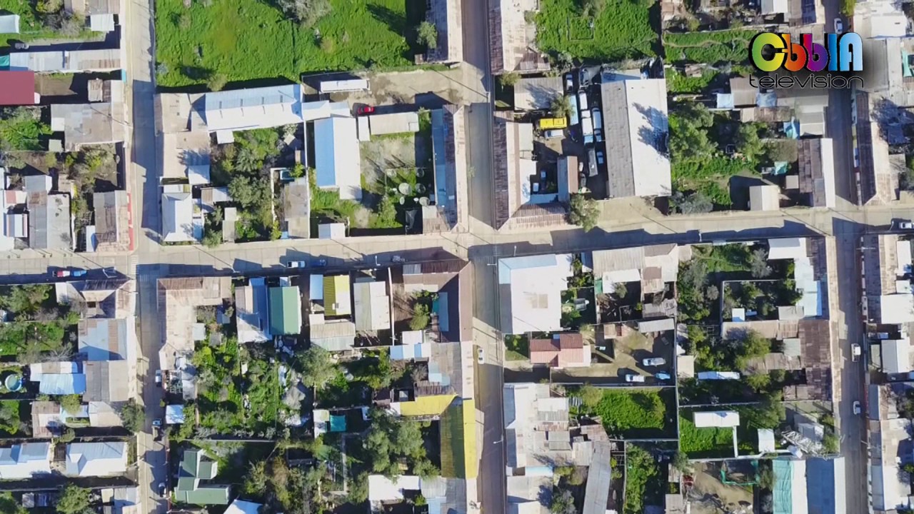 Combarbalá Urbano desde Alameda a Plaza de Armas CbbTV Drone 10 Julio ...