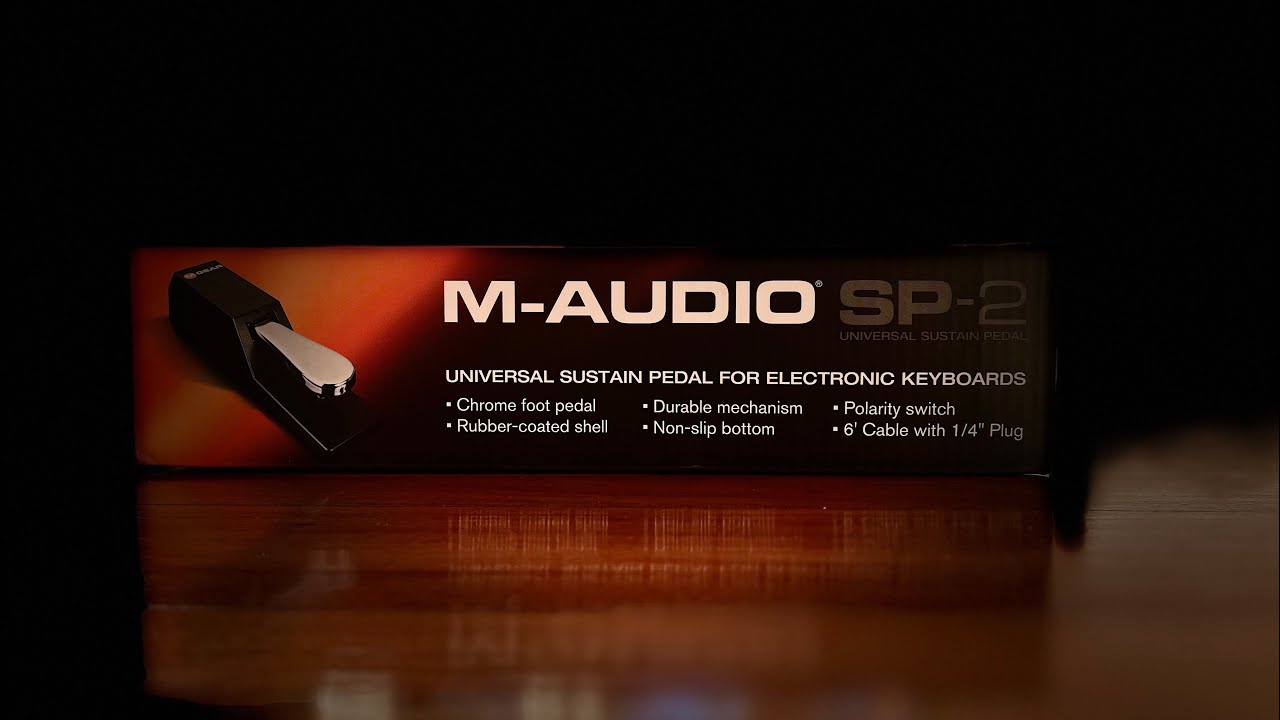 M-audio sp2 sustain pedal unboxing - YouTube