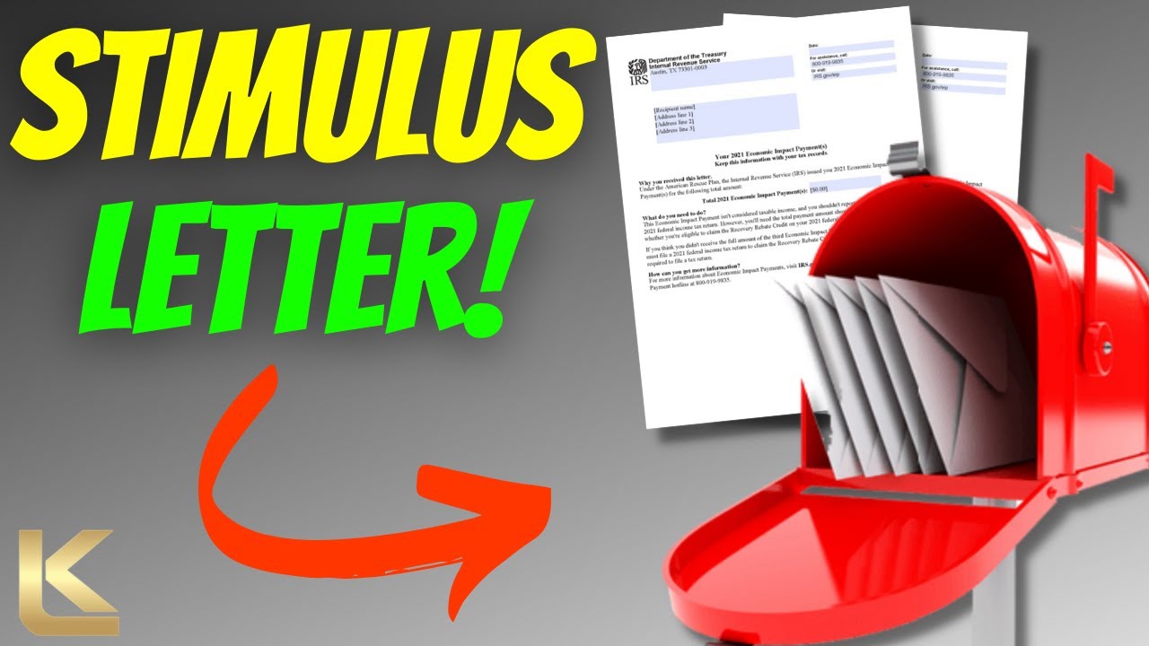 Want ALL Stimulus Money? - IRS Letter 6475 Details | Stimulus Check ...