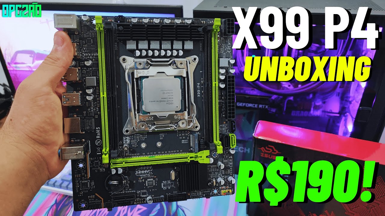 X99 P4 DE R$190? UNBOXING E TESTE COM XEON 2690V3 COM UNLOCK, SERÁ QUE ...