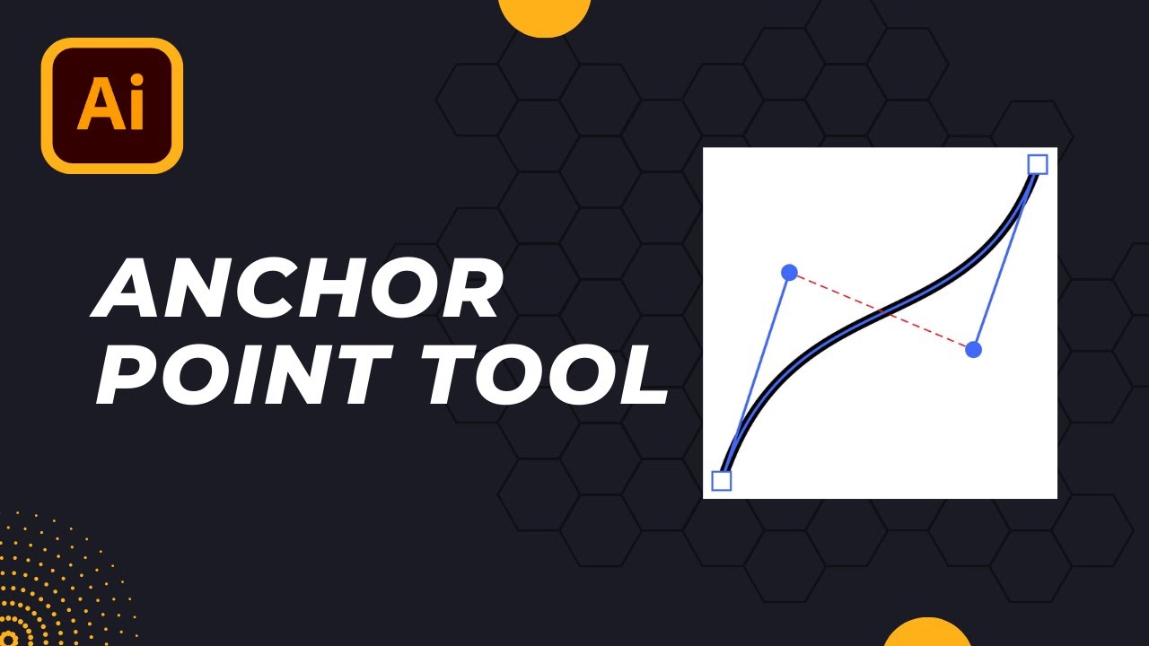 How anchor point tool works? Adobe illustrator tutorial in Urdu - YouTube