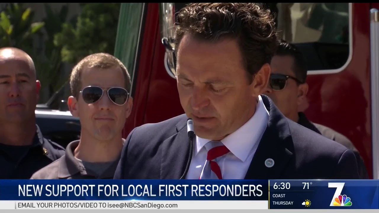 NBC 7 Preview of Fire Captain Ryan J. Mitchell First Responder ...