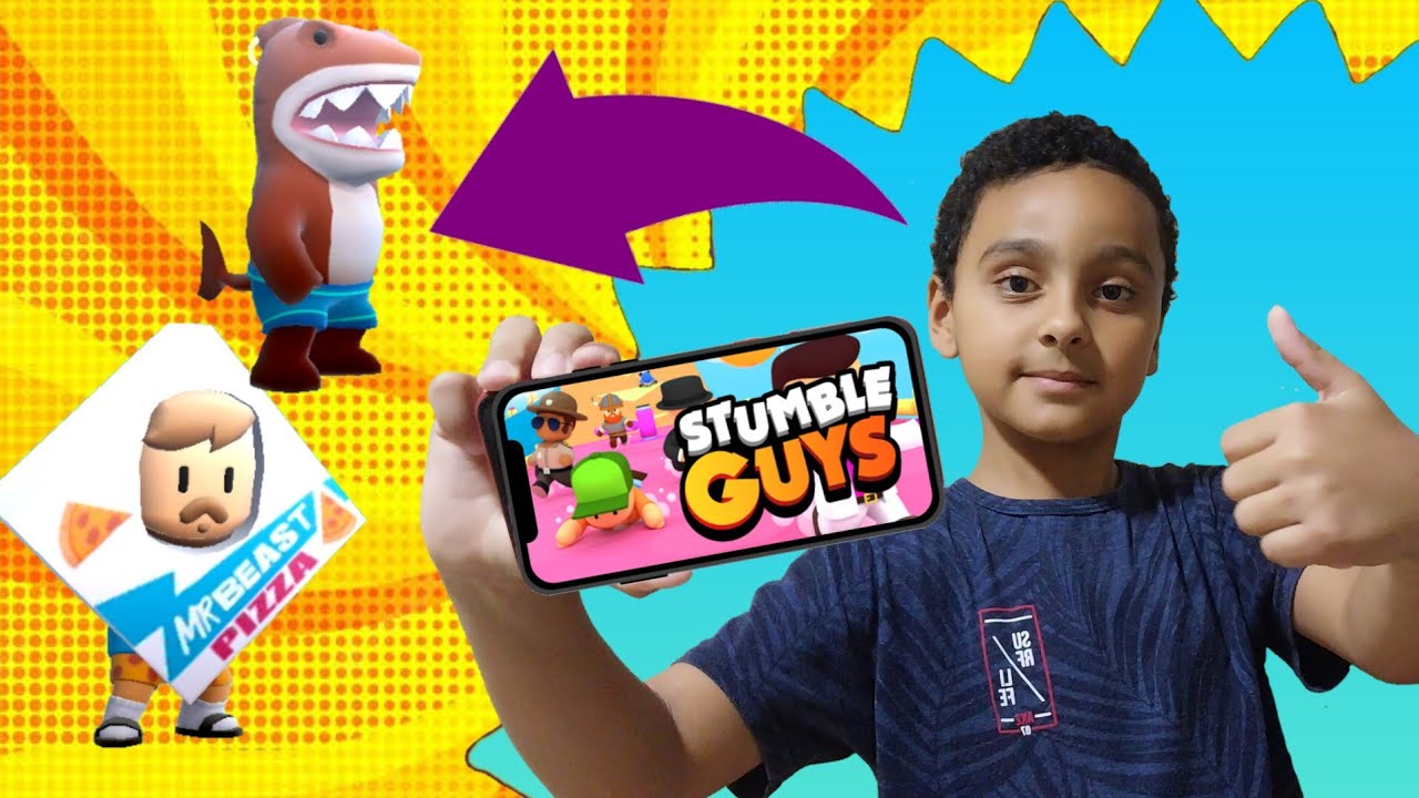 JOGANDO STUMBLE GUYS | Consegui duas skins lendárias (pizza Box Jimmy e ...