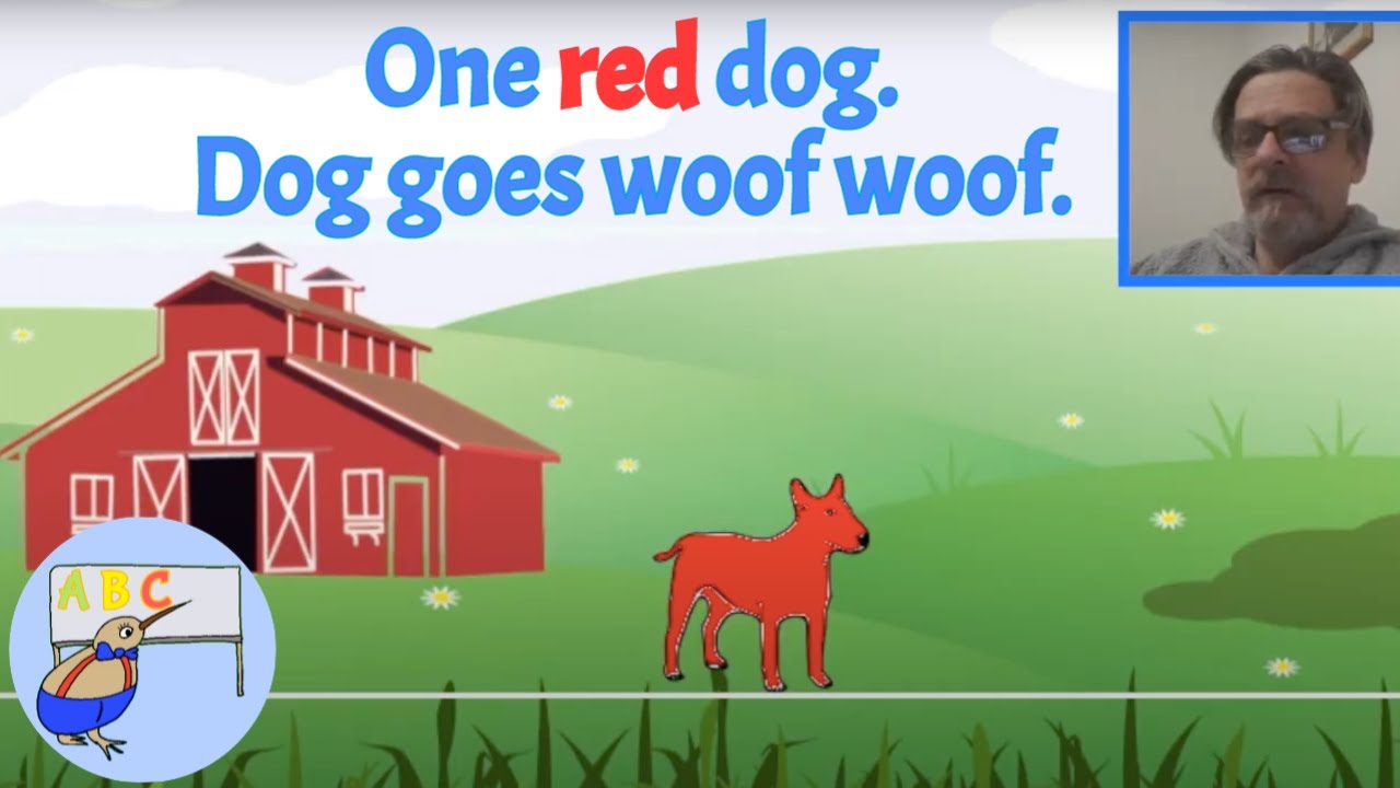 One Red Dog. The Dog Goes Woof Woof - Farm Animals - YouTube