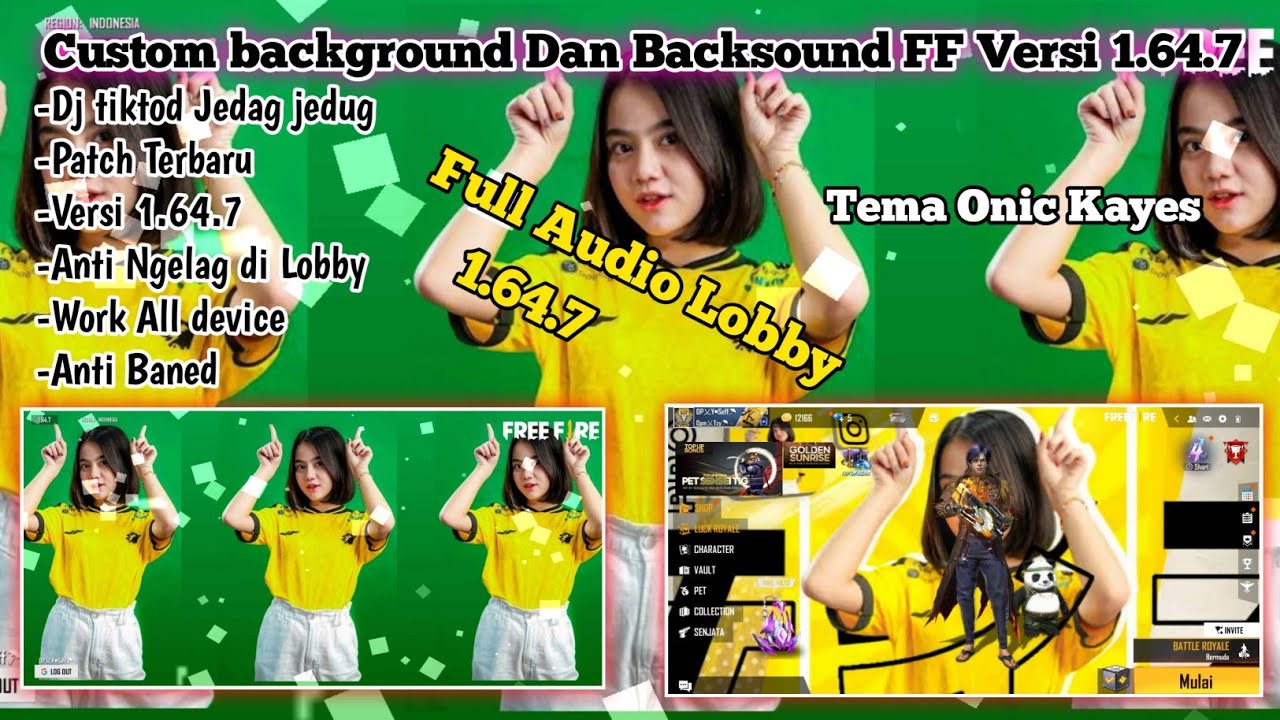 config background FF loading screen Onic Kayes update | cara mengganti ...