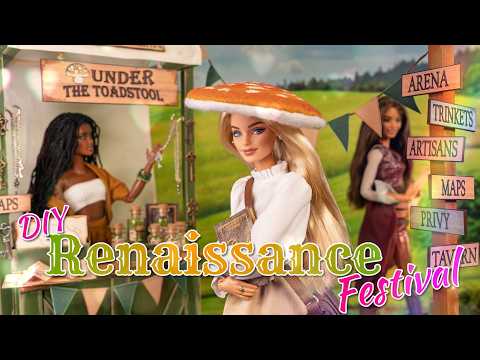 Dollar Store Craft: DIY Renaissance Festival Booth For Barbie