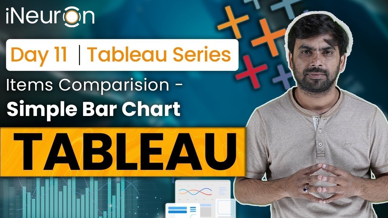 Simple Bar Chart in Tableau | Items Comparison in Tableau | Tableau ...