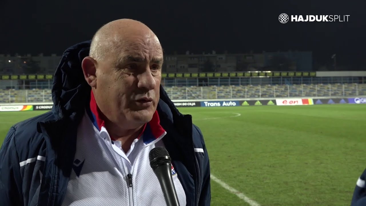 Trener Boro Primorac nakon pobjede protiv Lokomotive - YouTube