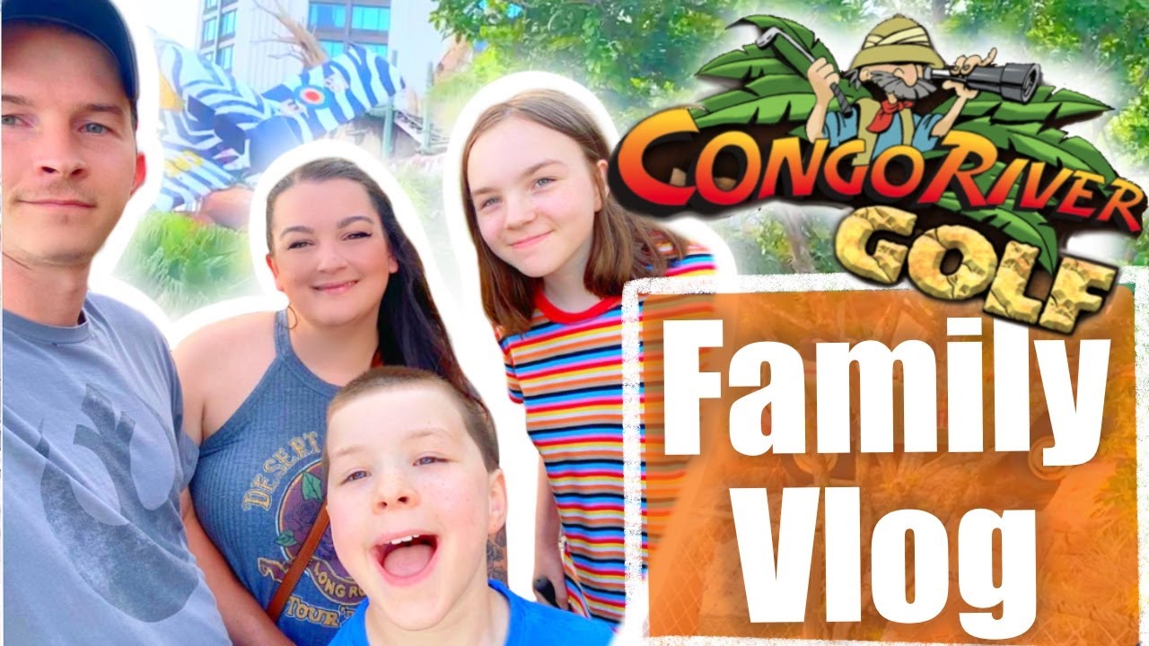 CONGO RIVER MINI GOLF ORLANDO FAMILY VLOG - Fun at Putt Putt Golf on ...