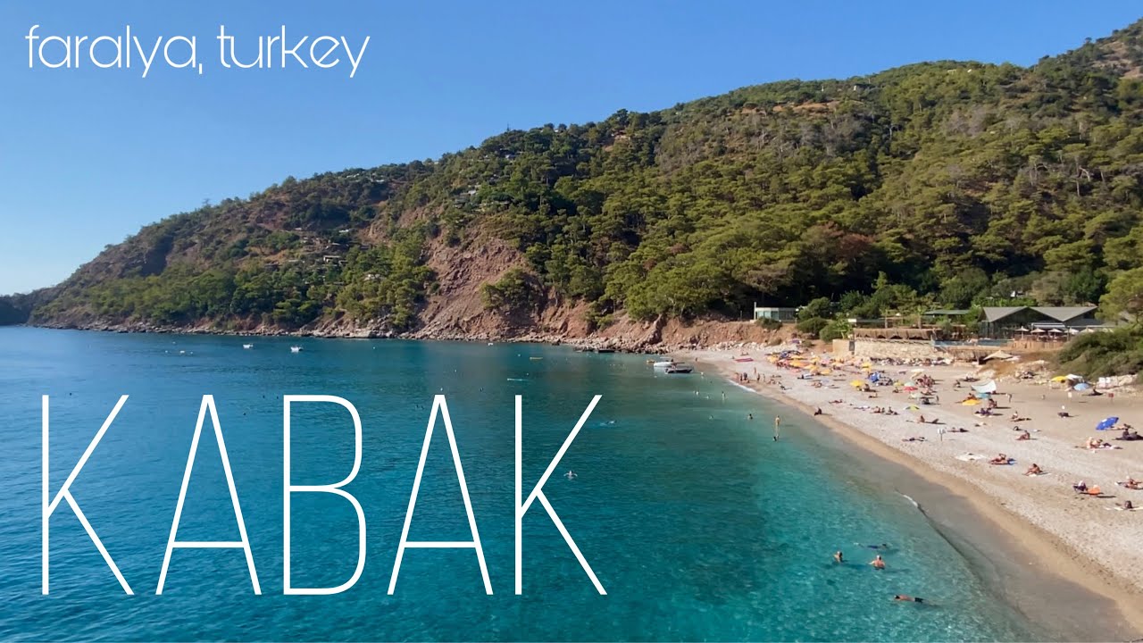 Пляж Кабак, Фаралья, Турция. Kabak Beach. Turkey 2024. - YouTube