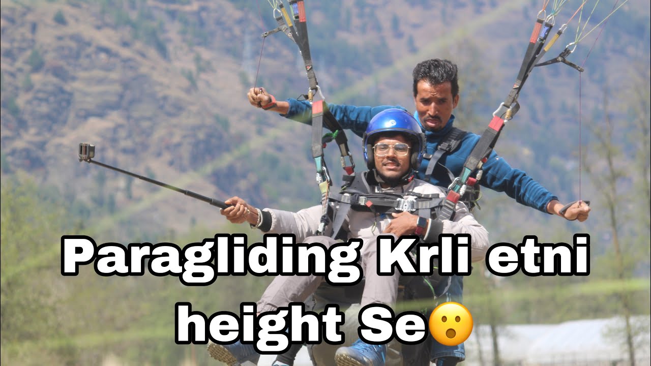 Paragliding Krli etni height Se 😮 - YouTube