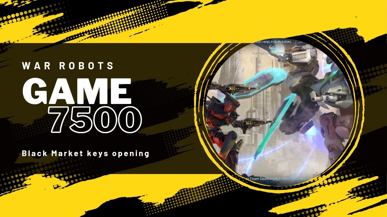 WAR ROBOTS/ BALCK MARKET KEYS OPEMING/ 7500 KEYS/ GAMING/ CHEST OPENING ...