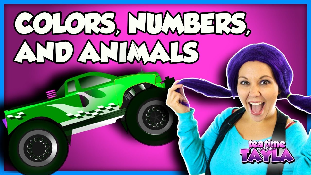 Learn Colors with Monster Trucks and Brain Candy TV | Learn Animals on ...