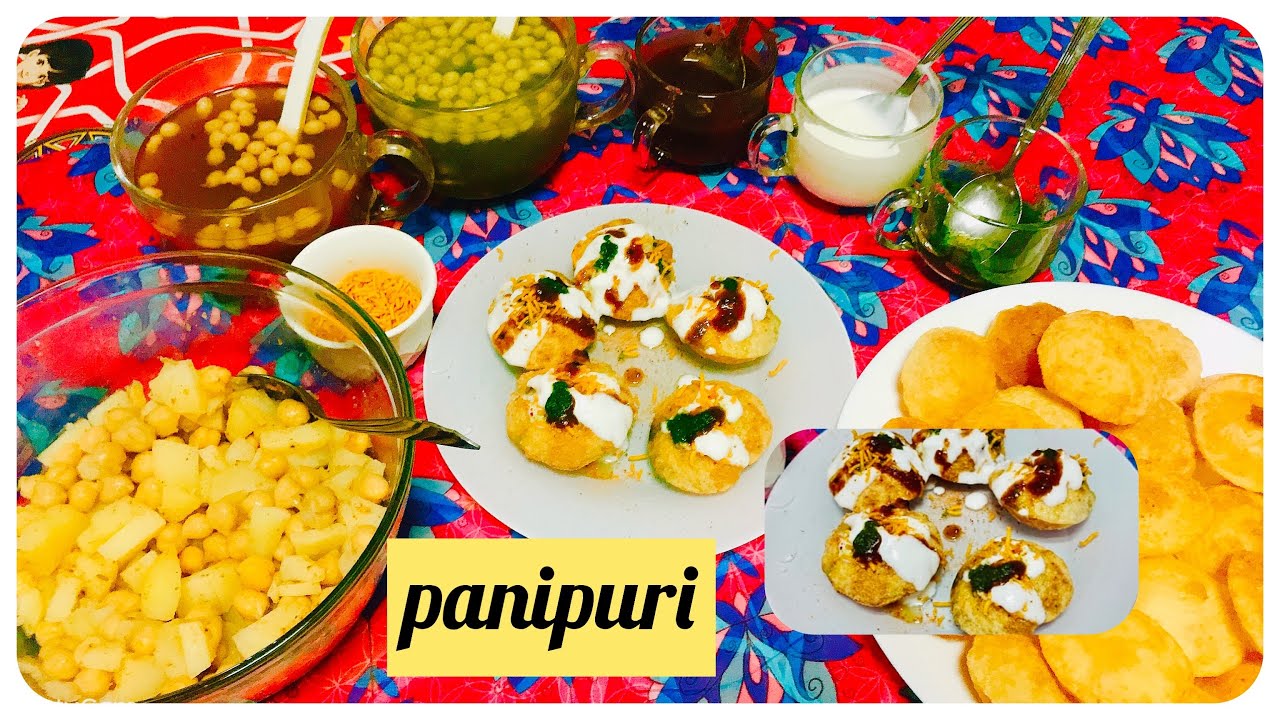 NO FAIL TASTY PANIPURI RECIPE AND 2 TYPYE OF PANI,HOW TO MAKE PANIPURI ...