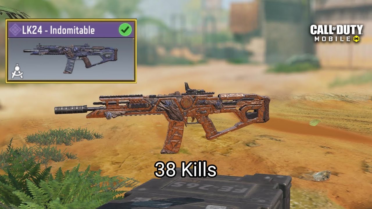 CODM | LK24 - Indomitable 38 Kills 💪 كود موبايل | سلاح المبتدئين - YouTube