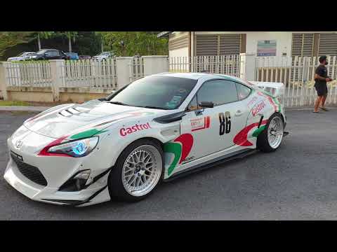 Toyota GT86 wrap in Castrol JGTC Livery (process) - YouTube
