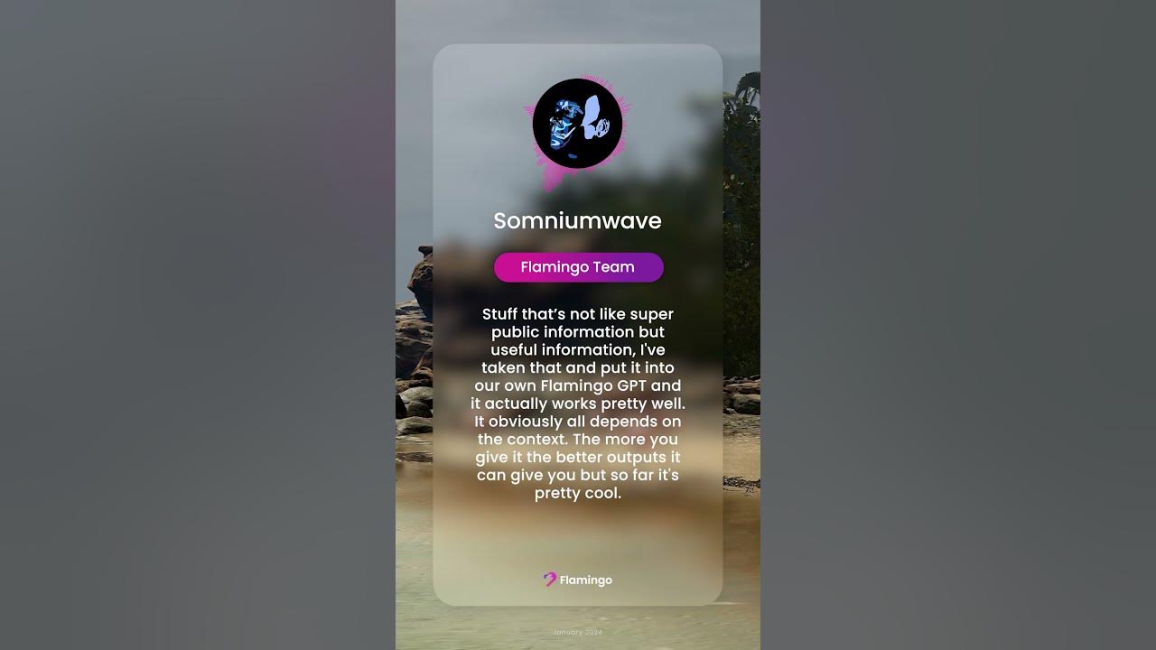 Flamingo GPT!!! 🤖 The Upcoming Launch of an AI DeFi Custom GPT! 🔥 - YouTube