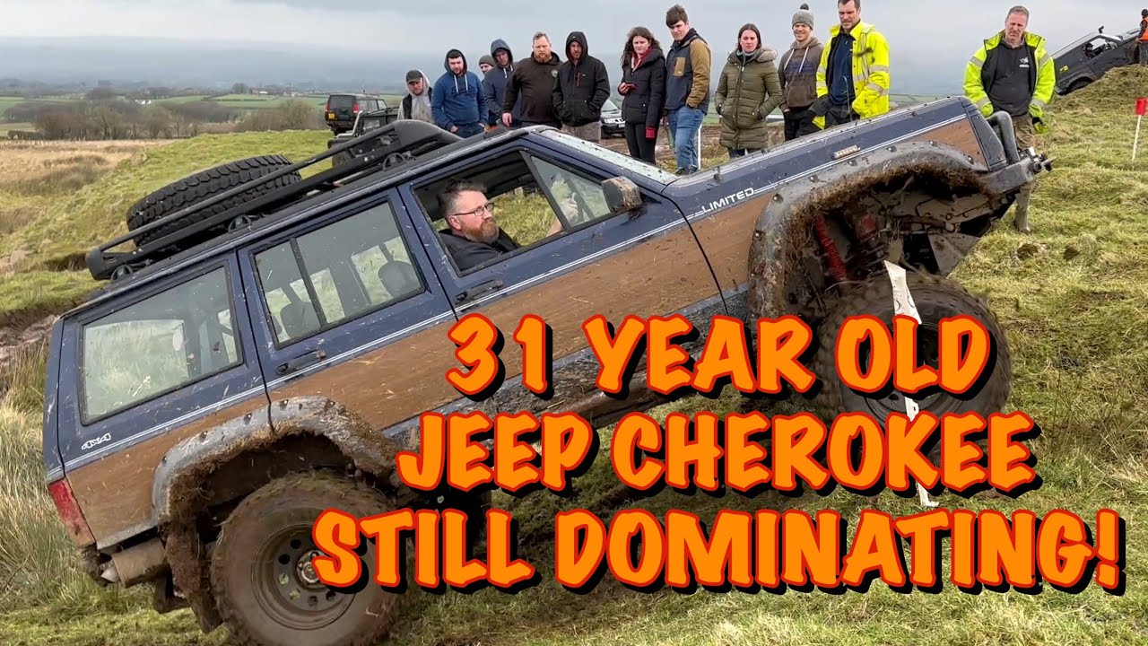 CRAZY VINTAGE JEEP CHEROKEE - INSANE OFF ROAD TRIAL - 31 YEARS OLD ...