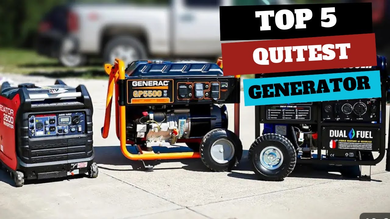 Top 5 Quietest Portable Generators - YouTube