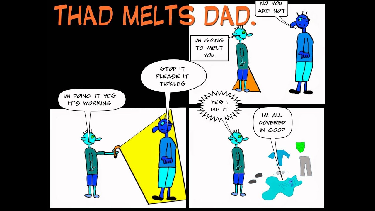 Thad and Dad comic - YouTube