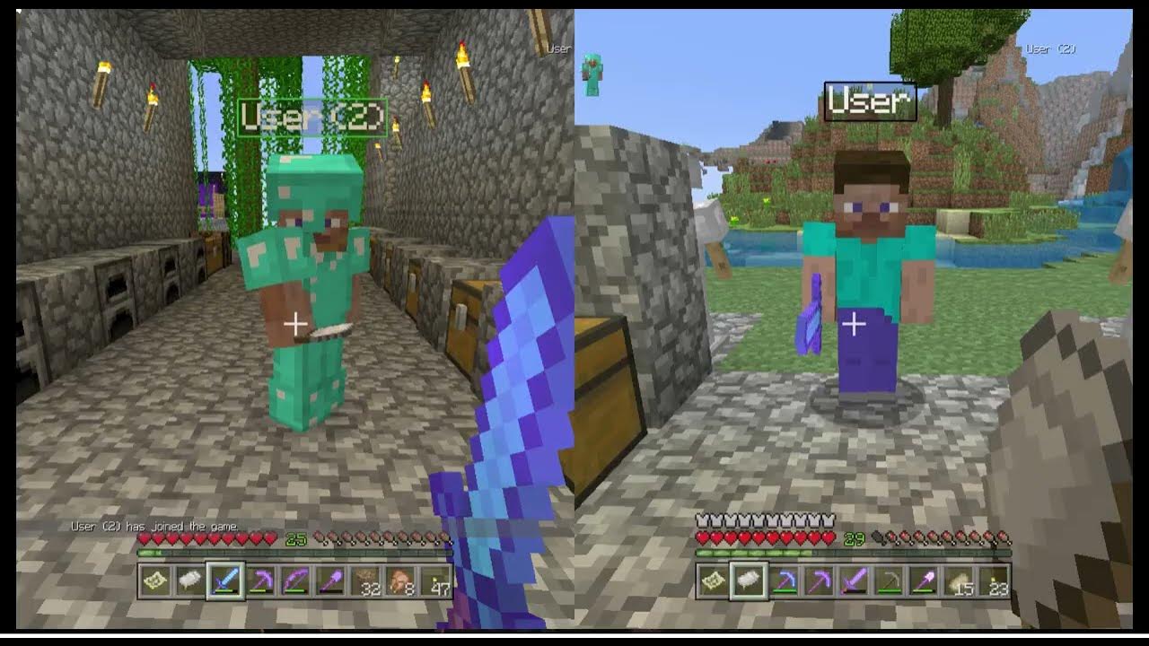 Minecraft Splitscreen Series Part 80 - YouTube