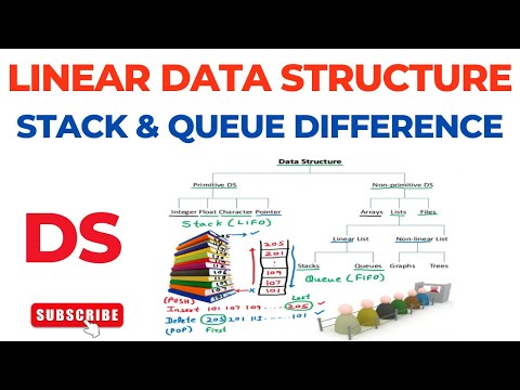 Linear DS – Stack vs Queue (Difference) | Classification of DS | Data Structures - YouTube