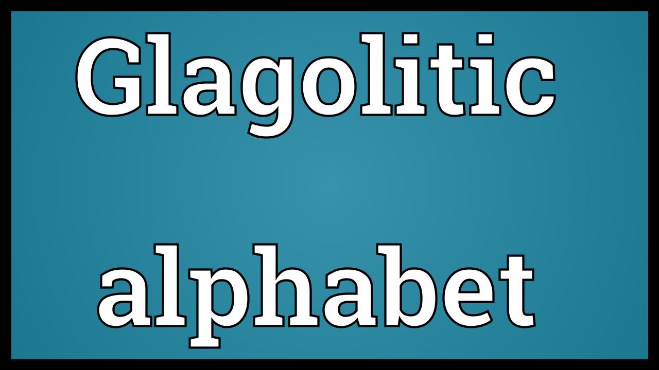 Glagolitic alphabet Meaning - YouTube
