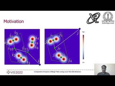 VIS 2022 Talk : Comparative Analysis of Merge Trees using Local Tree Edit Distance : LMTED - YouTube