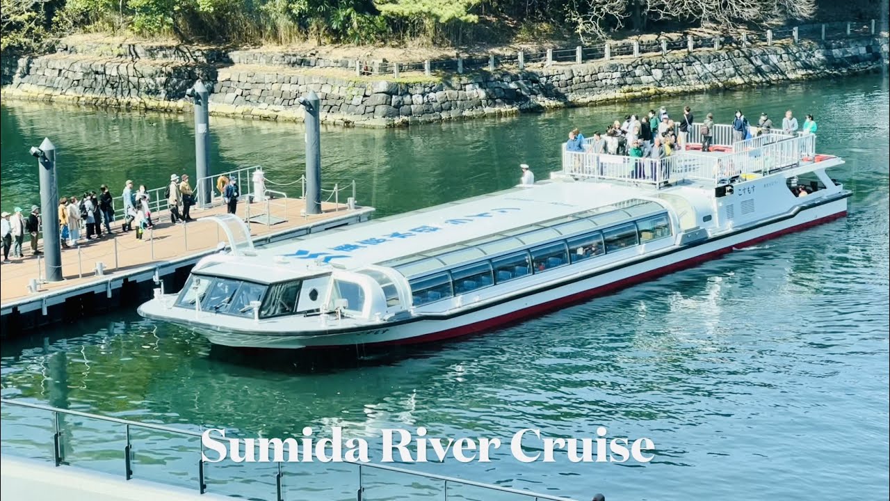 [Japan Travel] Sumida River Cruise Water Bus - YouTube