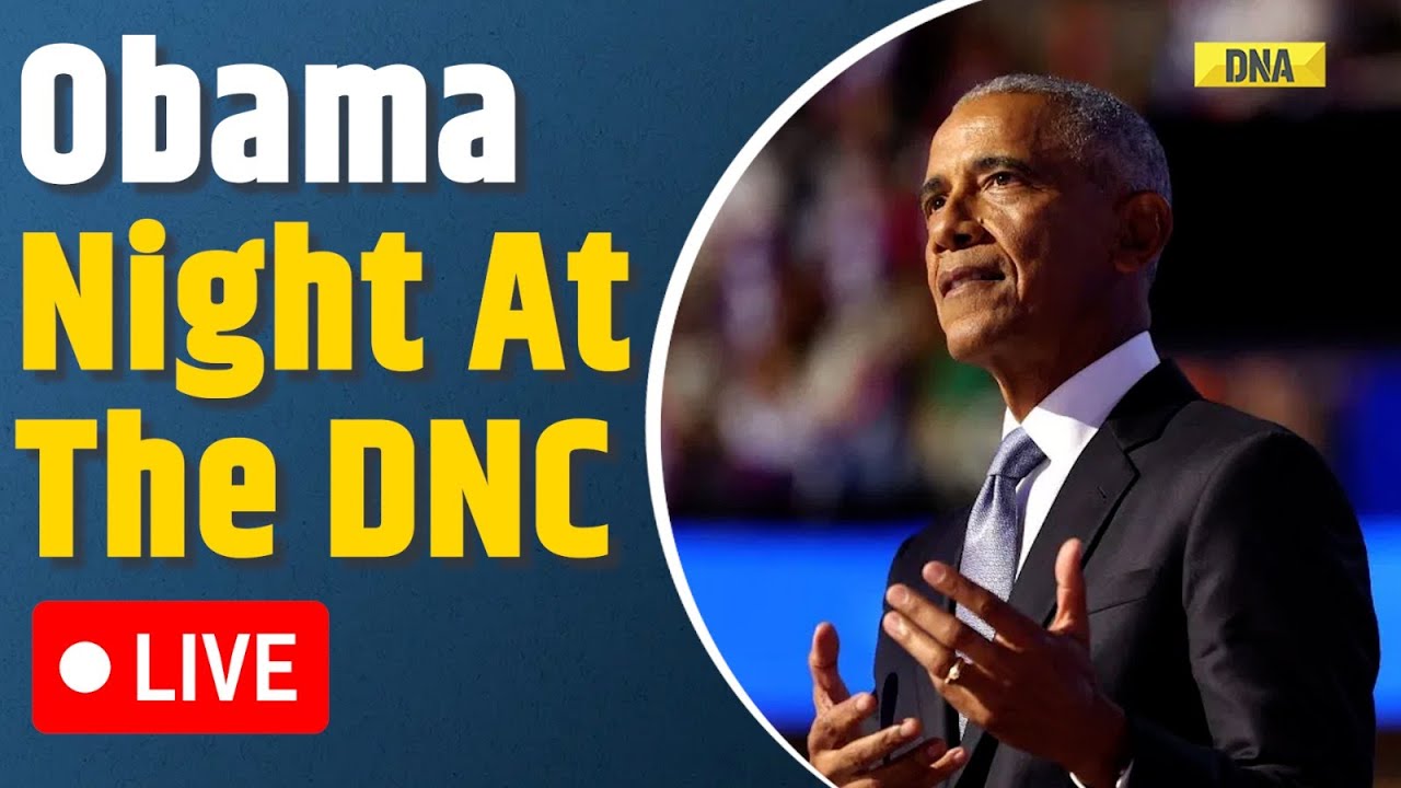 DNC 2024 Live: Former President Barack Obama Takes Stage At Democratic ...