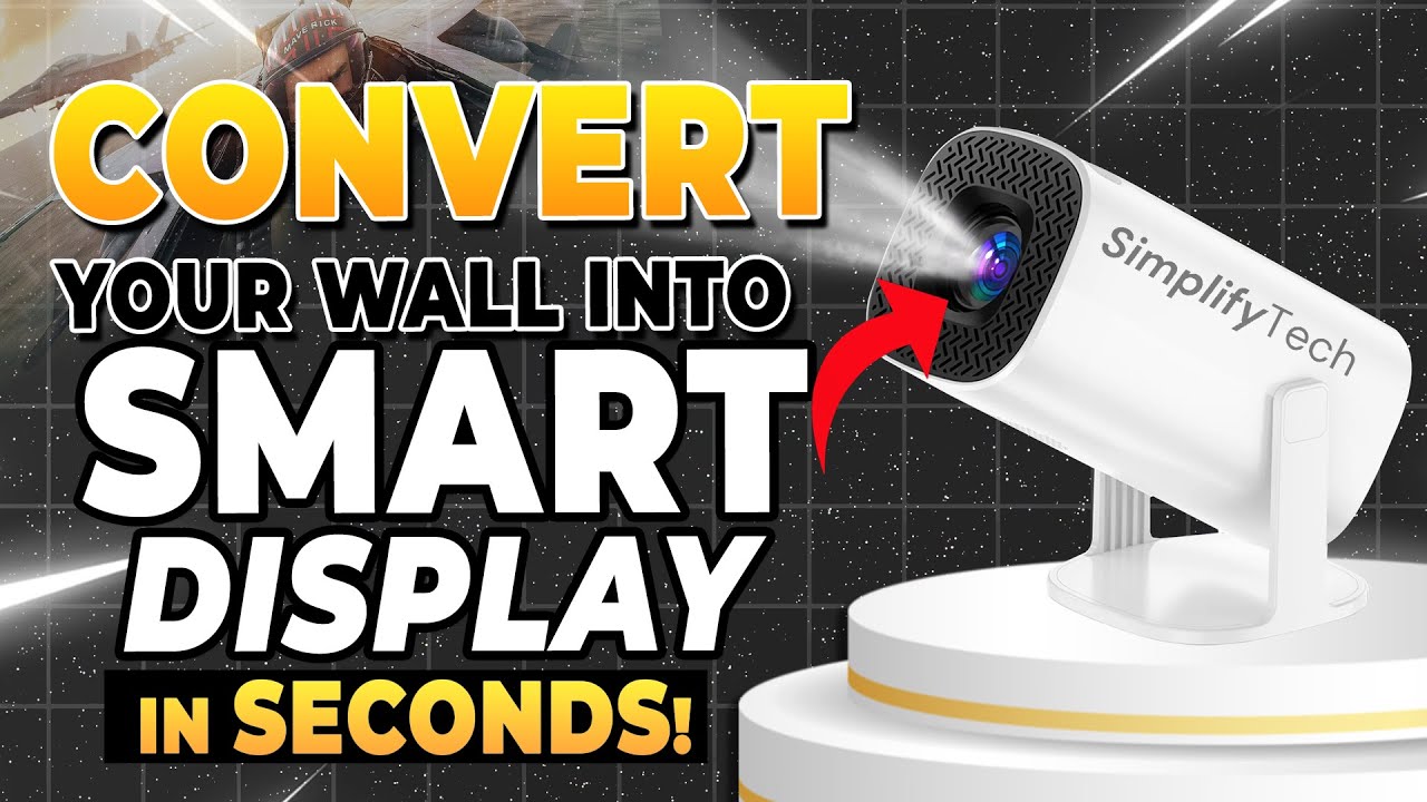 How To Convert Your Wall Into a Smart Display Instantly! Play Games ...
