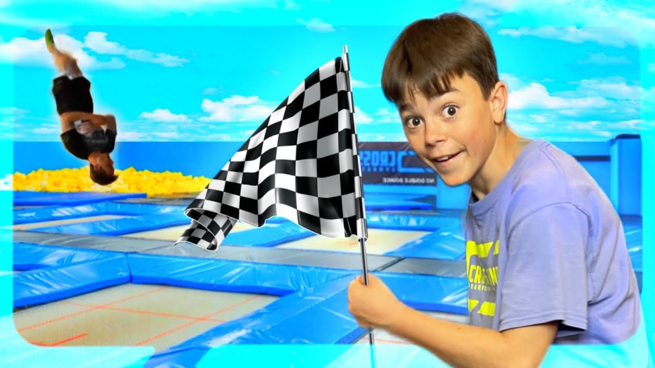 GAME OF FLIP RACE!!! *nieuwe challenge* CROSS JUMPS - YouTube