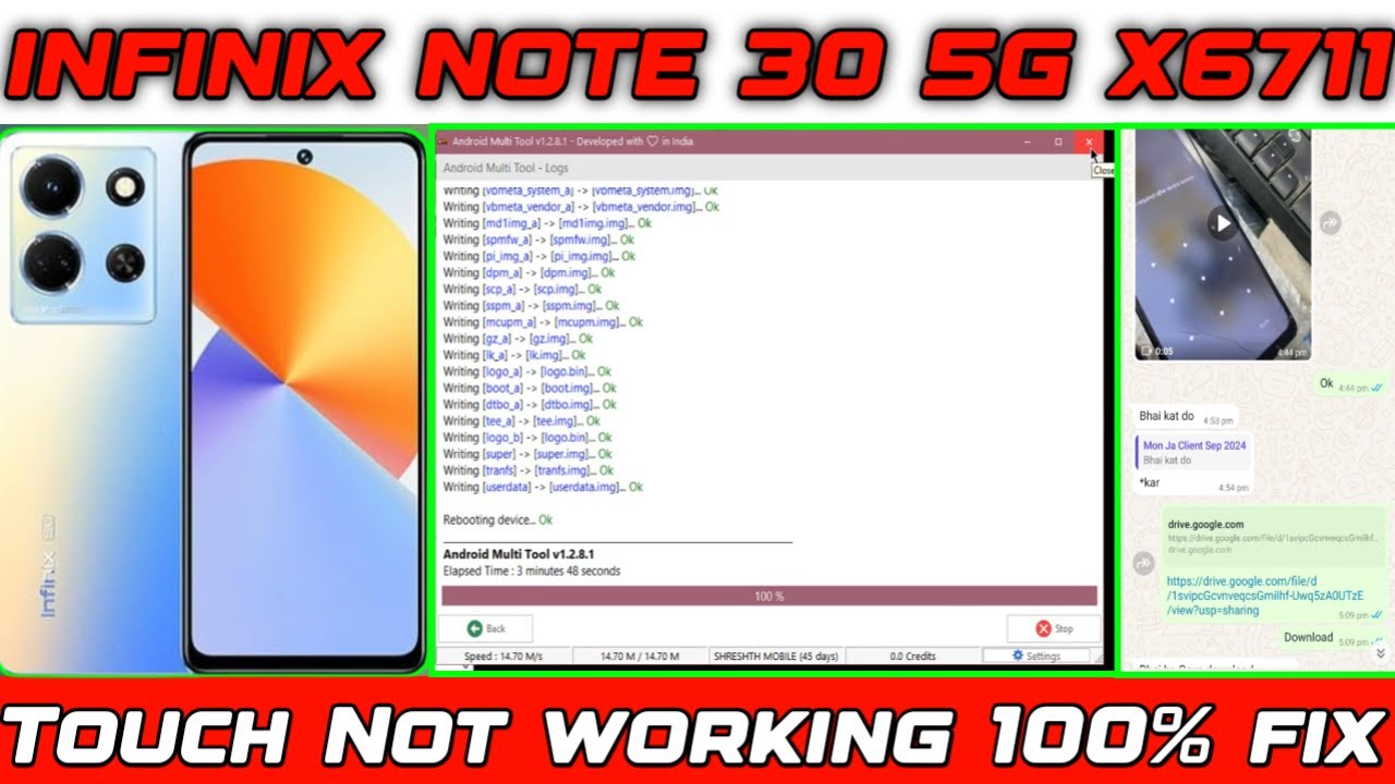 infinix note 30 x6711 touch not working | Infinix X6711 Touch Problem ...