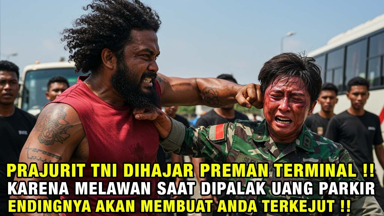 PRAJURIT TNI DIHAJAR PREMAN TERMINAL KARENA MELAWAN SAAT DIPALAK UANG ...