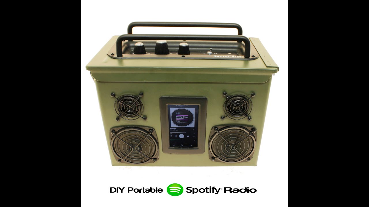 Spotify Portable Radio Player DIY Build from a phone, old speaker and ...