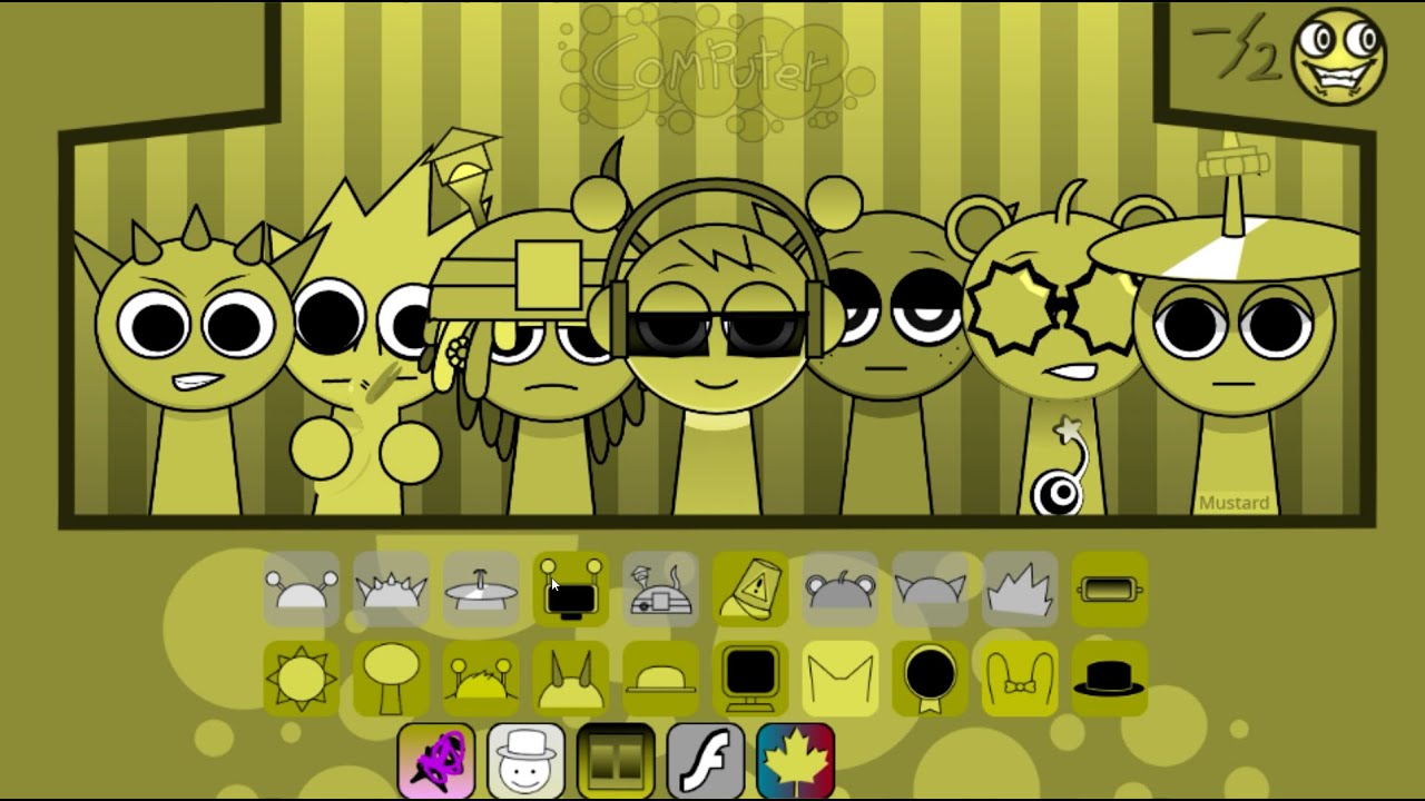 SPRUNKI, But Everyone Was In MUSTARD! Incredibox Sprunki Game - Crew TV ...