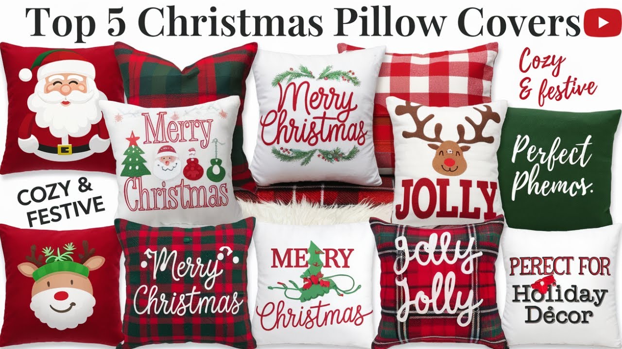 **Best Christmas Pillow Covers: Top Picks for Cozy Holiday Decor ...