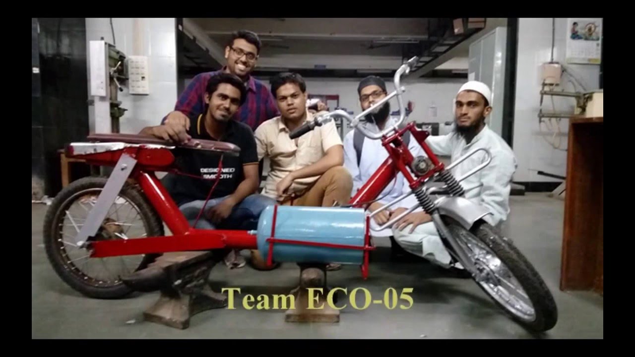 compressed air bike - YouTube