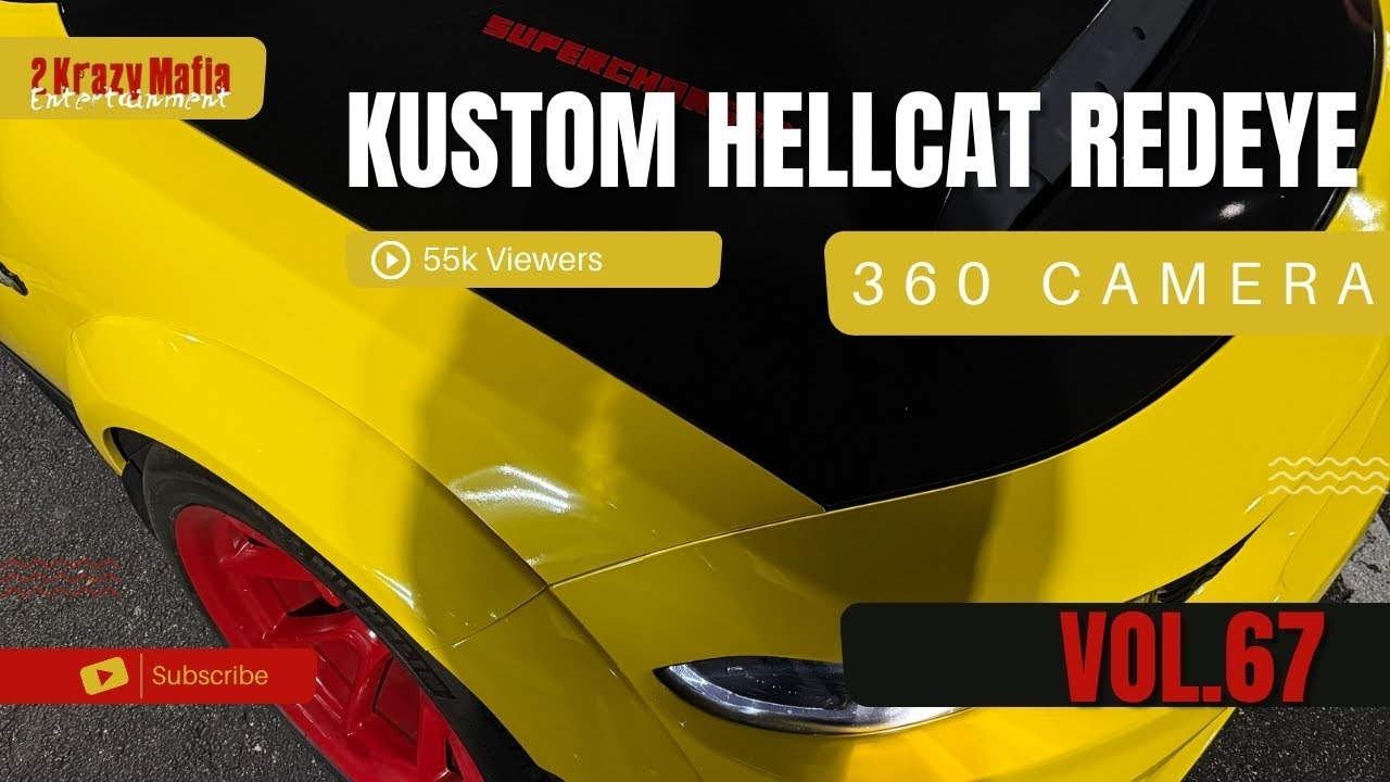 Hellcat Redeye Exhaust Sounds in 360° Rear View #67 - YouTube